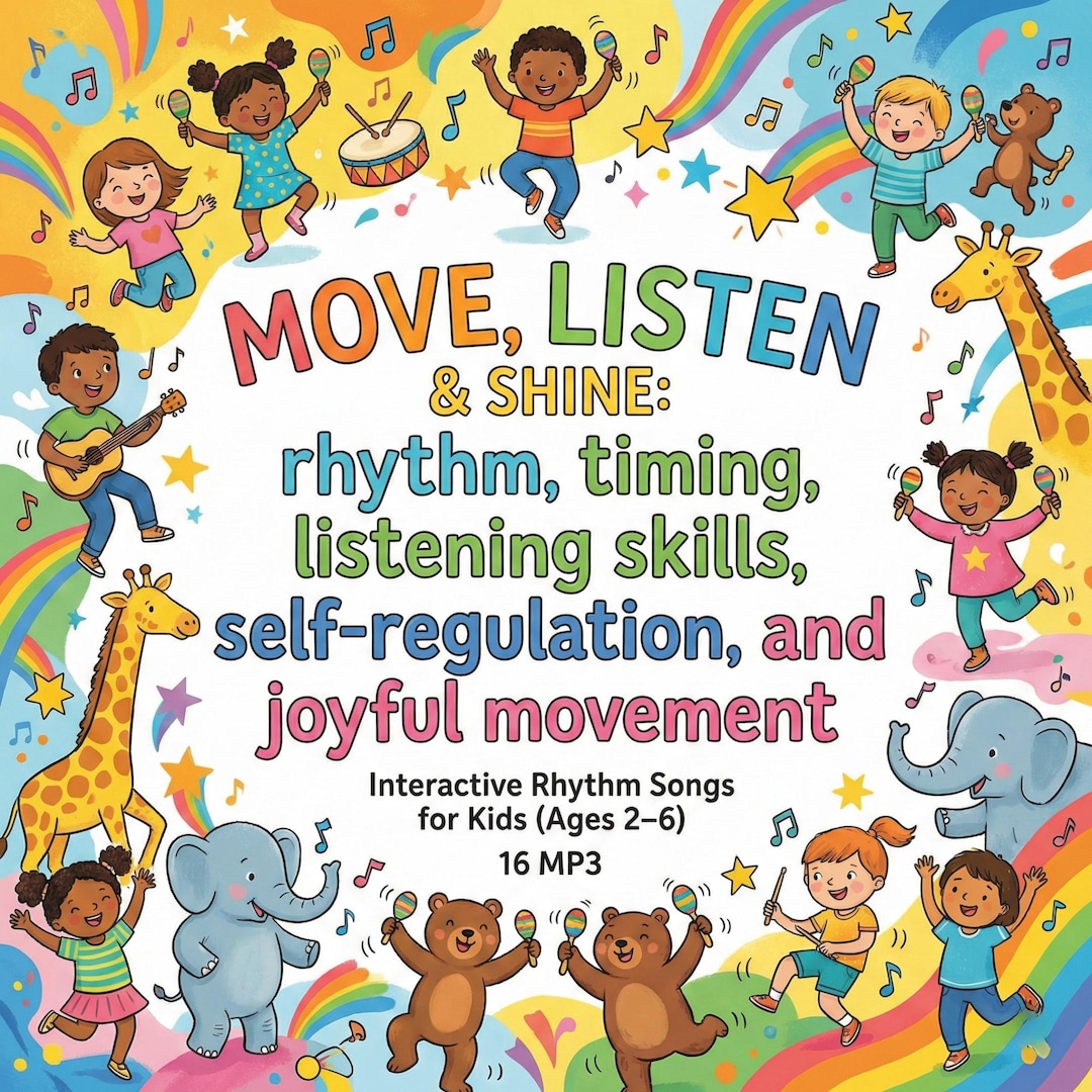 Interactive Kids Movement Songs | Rhythm and Listening Music for ...