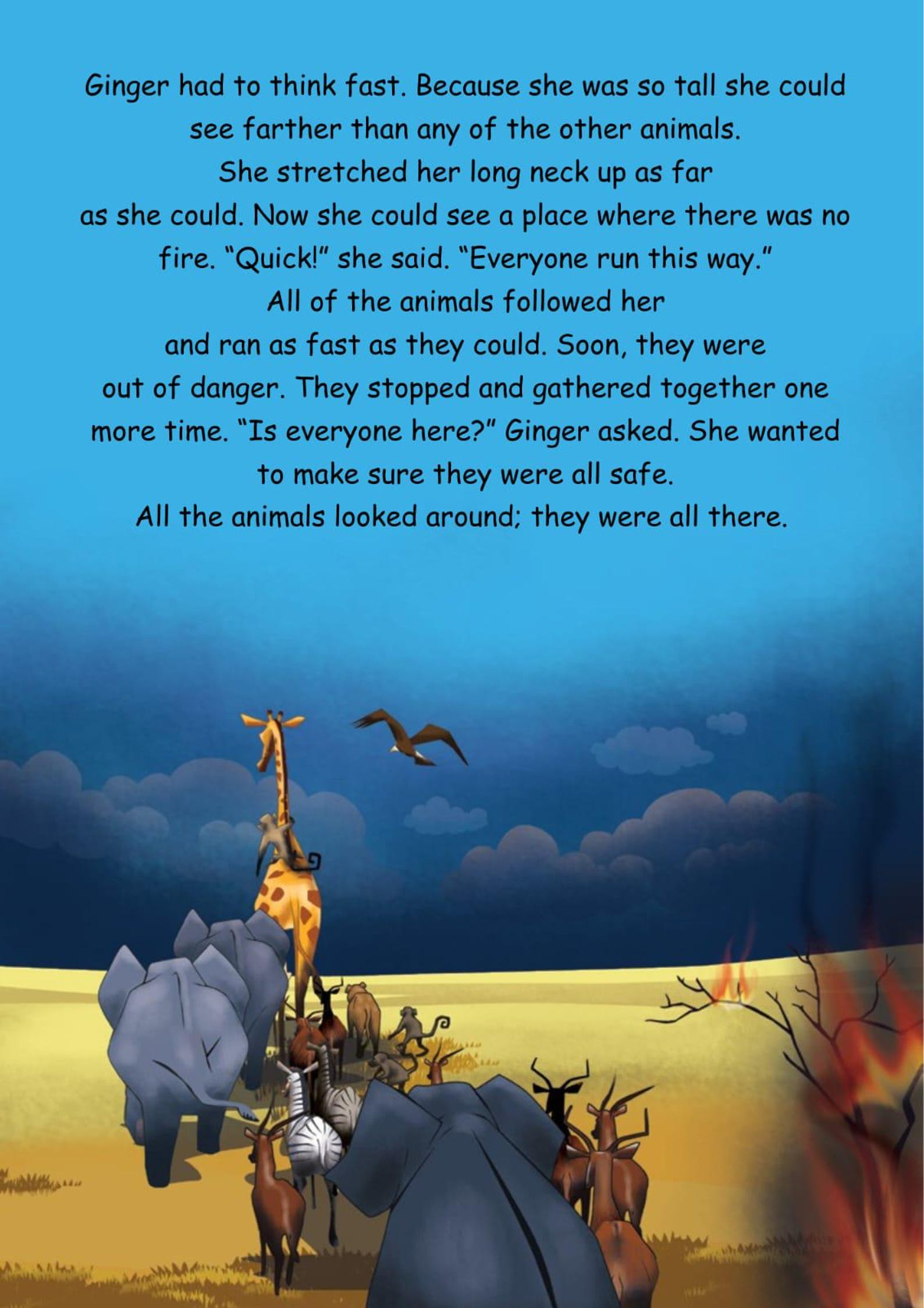Ginger the Giraffe Children's Storybook, Kids Safari Adventure (digital ...
