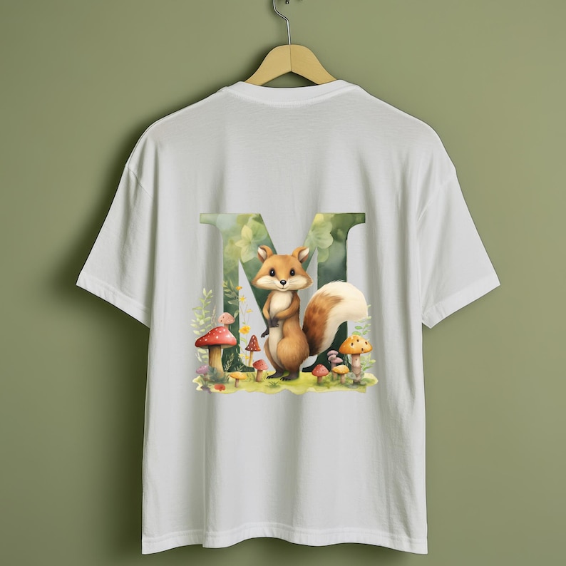 Woodland Alphabet PNG Bundle | Forest Animals A-Z (digital Download) - Etsy