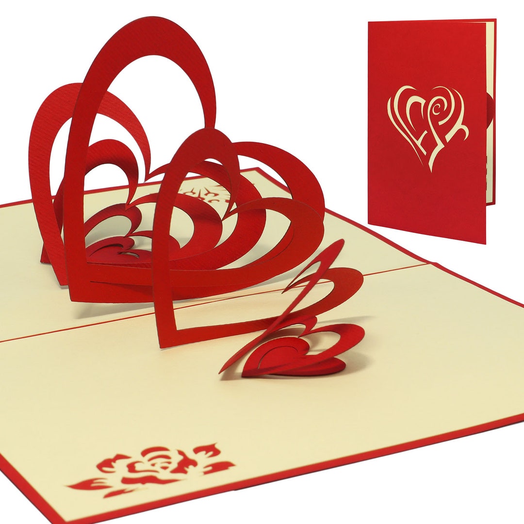 LIN17820 Linpopup® POP up Cards Valentine's Day Pop up - Etsy