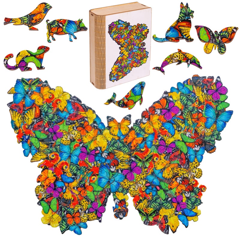 Wood Animal Puzzle - Etsy