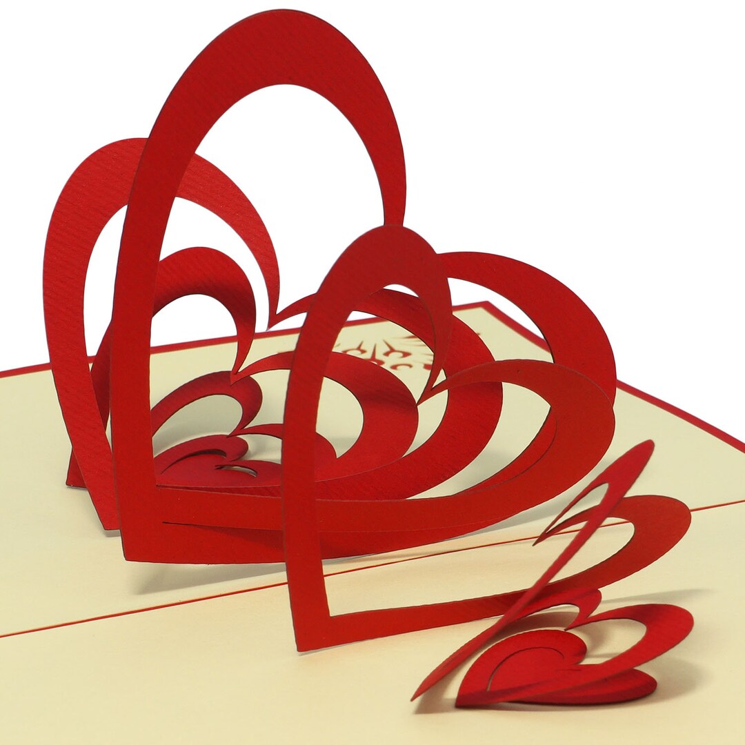 LIN17820, Linpopup®, POP up Cards Valentine's Day, Pop up Card Love ...
