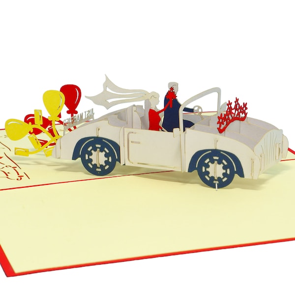Car Pop up Card Svg - Etsy
