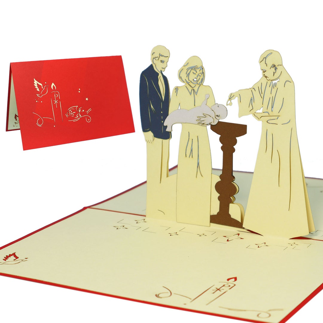 LIN17179, Linpopup®, Pop up 3D Card, Communion, Greeting Card ...