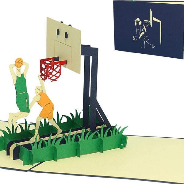 Basketball Pop up Cards - Etsy