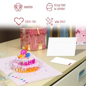 LINPOPUP® Pop-up Card Birthday, Money Gift, 3D Pop-up Card With Money ...