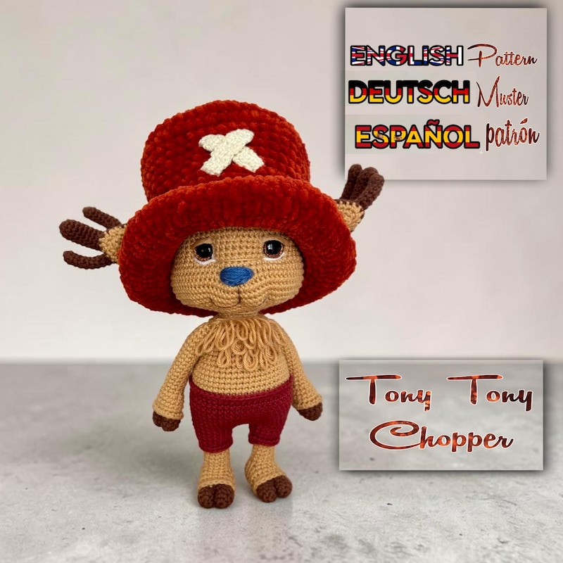 One Piece Tony Chopper Plush - Etsy