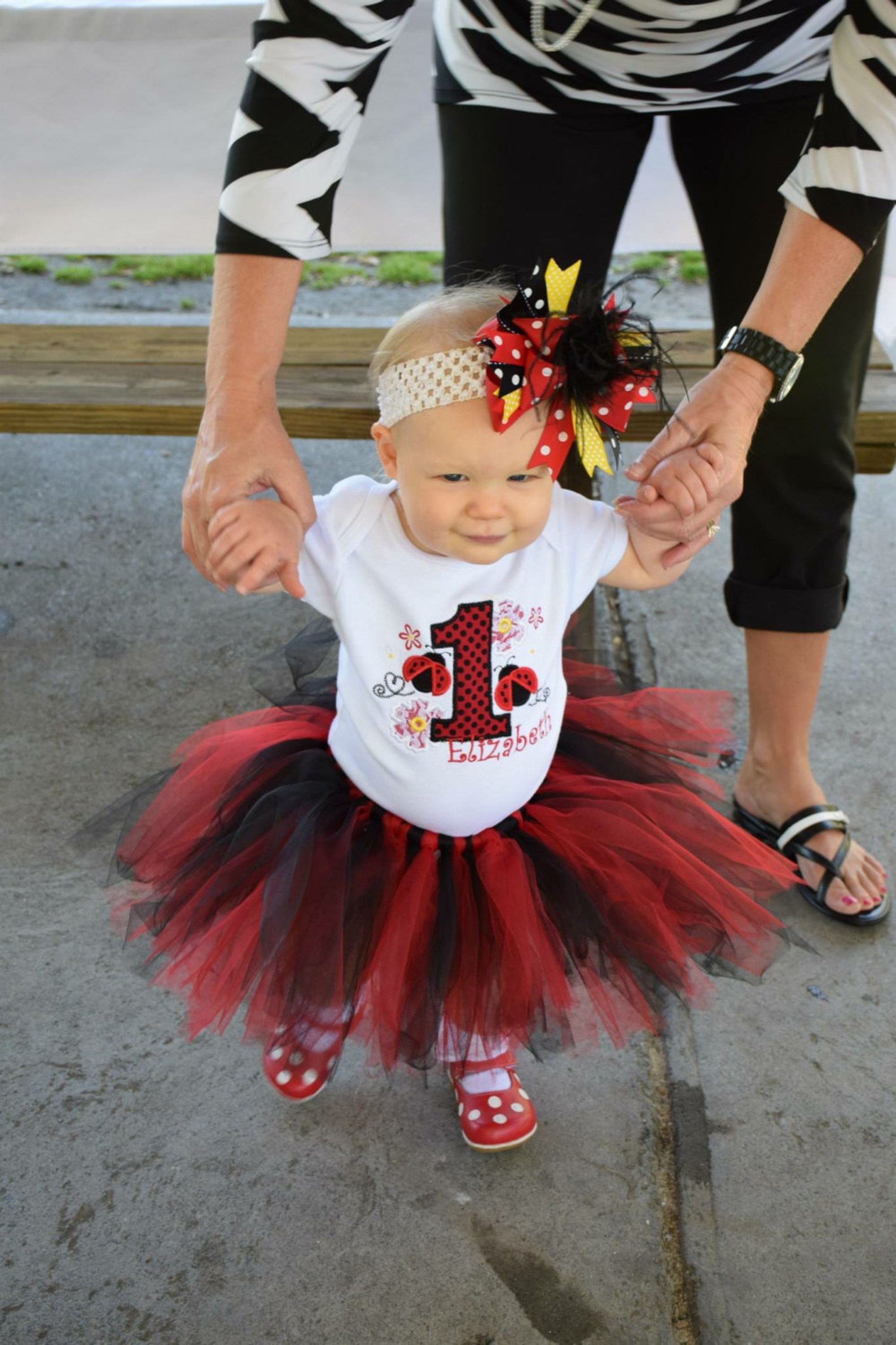 Ladybug Birthday Bodysuit First Birthday Ladybug Tutu Outfit | Etsy