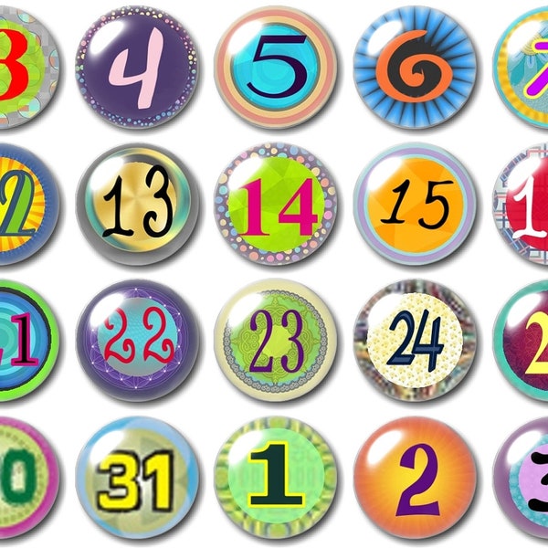 Number Magnets - Etsy