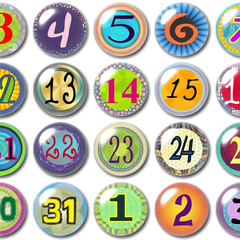 Number Magnets - Etsy