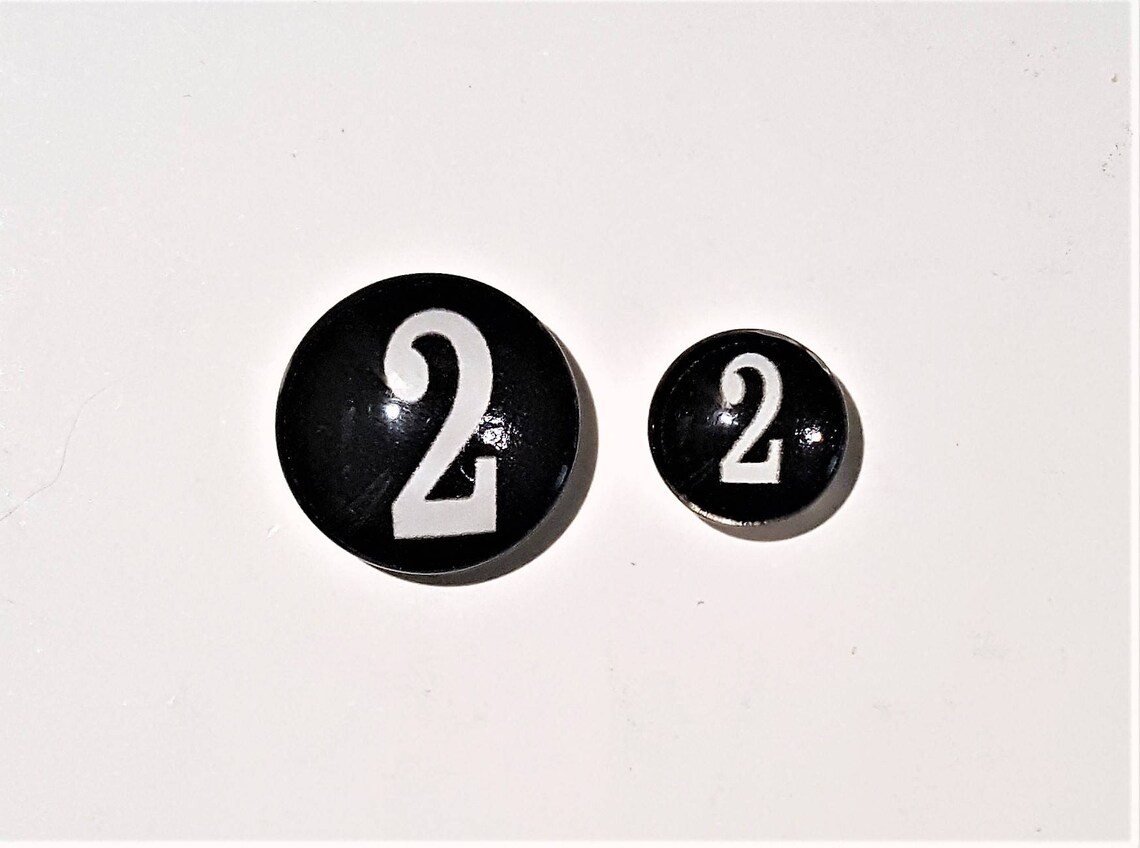 Glass Black and White Numbers Planner Numbers Black | Etsy