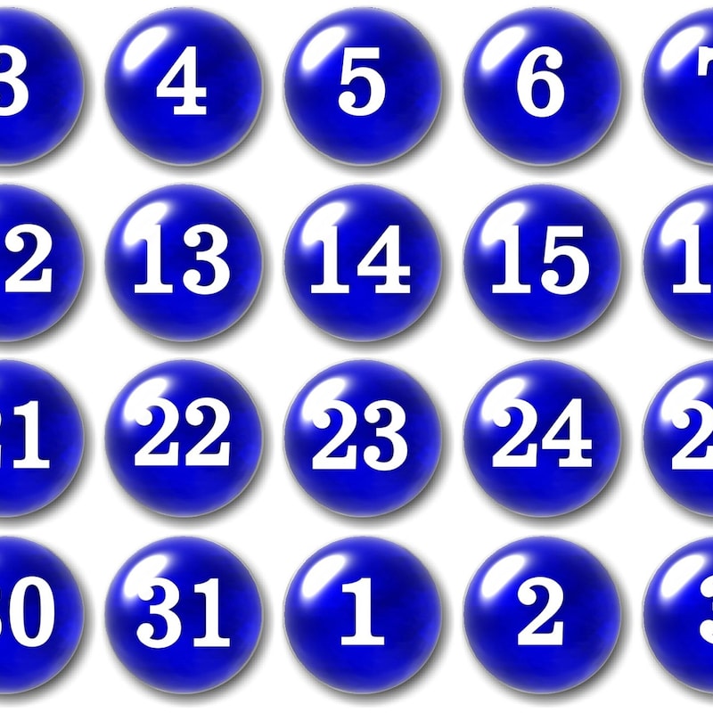 Number Magnets - Etsy