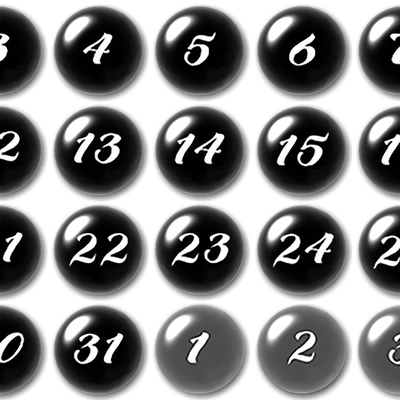 Number Magnets - Etsy