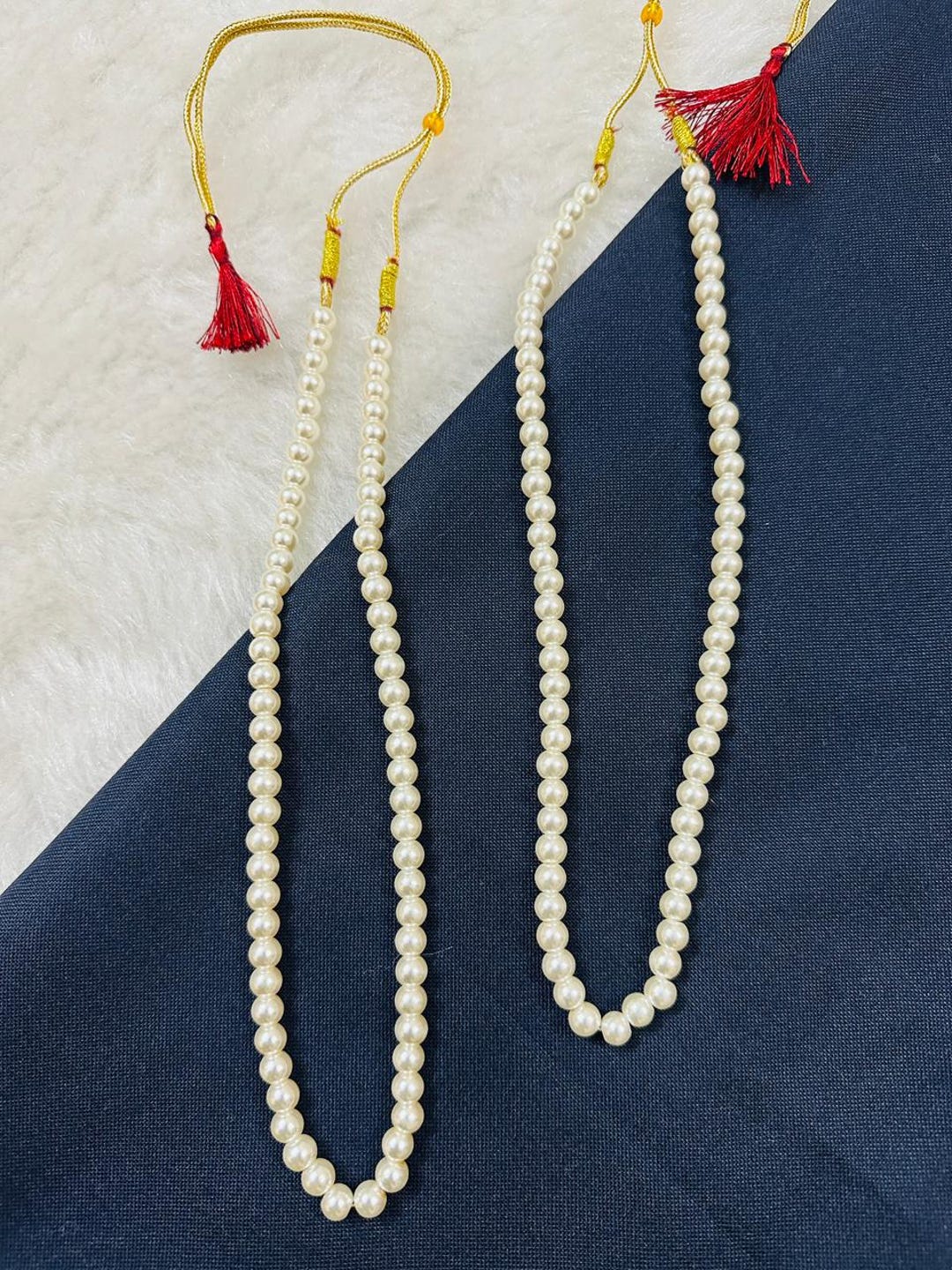 100 X Beads Mala Groomsmen Gifts, Wedding Favors, Milni Haar, Punjabi ...