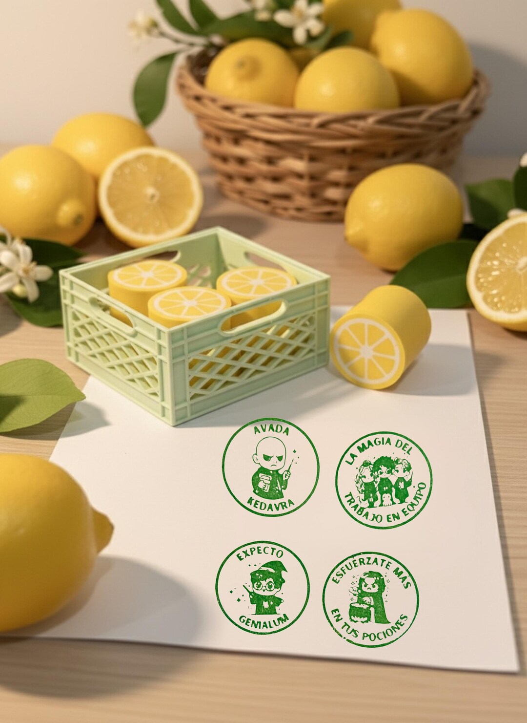 Harry Potter Stamp Kit - Young Wizard Stamp Pack - Magic Ink Stamps ...
