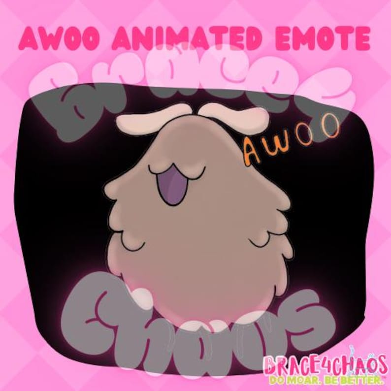 Awoo Animated Emote | Twitch & Discord - Etsy Australia