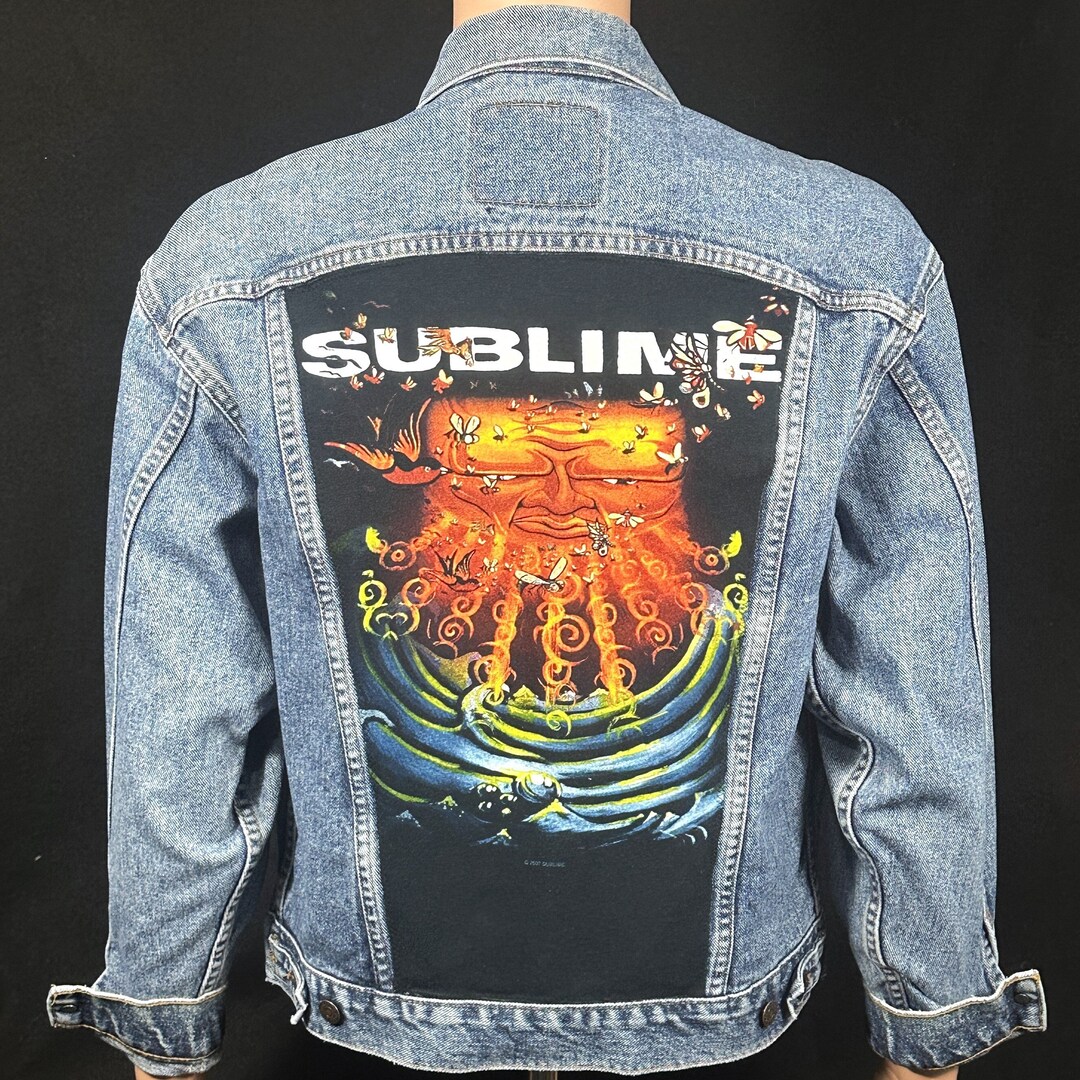 Upcycle Sublime Levi's Denim Jacket Vintage Men's Small Women's Medium ...