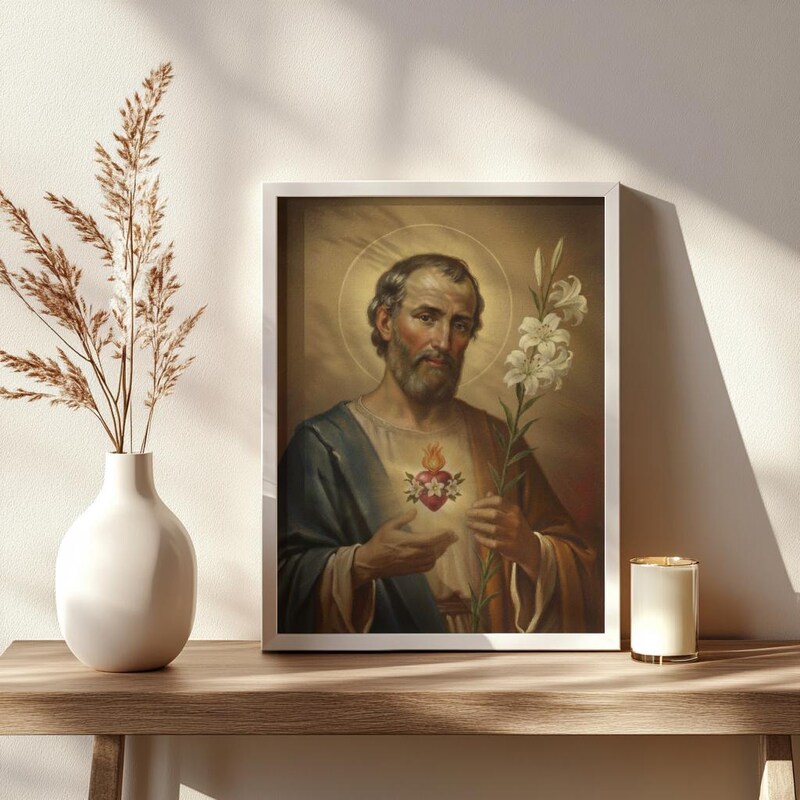 St. Joseph Print - Etsy