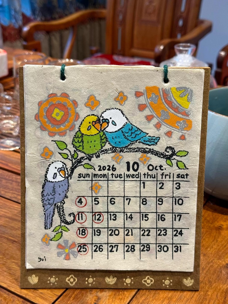 2026 Dog Calendar | Illustrated Puppy Wall Calendar | Cute Dog Art for ...