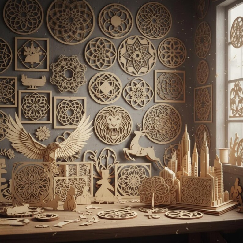 750,000+ Laser Cut Designs Bundle (svg, Dxf, Ai, Pdf Files - Digital ...