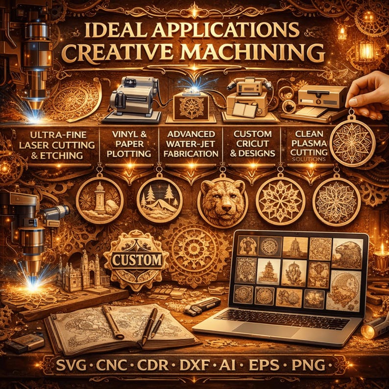 20,000,000+ Laser Cut Items Bundle (svg, Dxf, Ai, Pdf Files - Digital ...