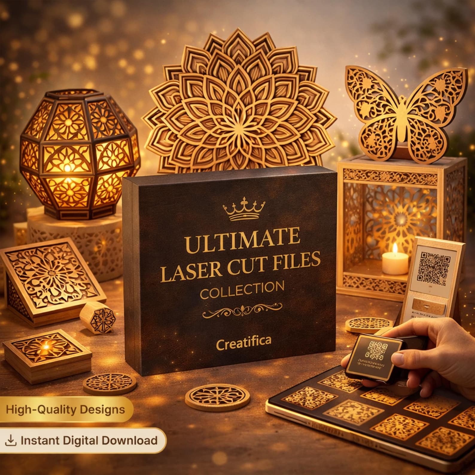 1000,000+ Laser Cut Designs Bundle (svg, Dxf, Ai, Pdf Files - Digital ...