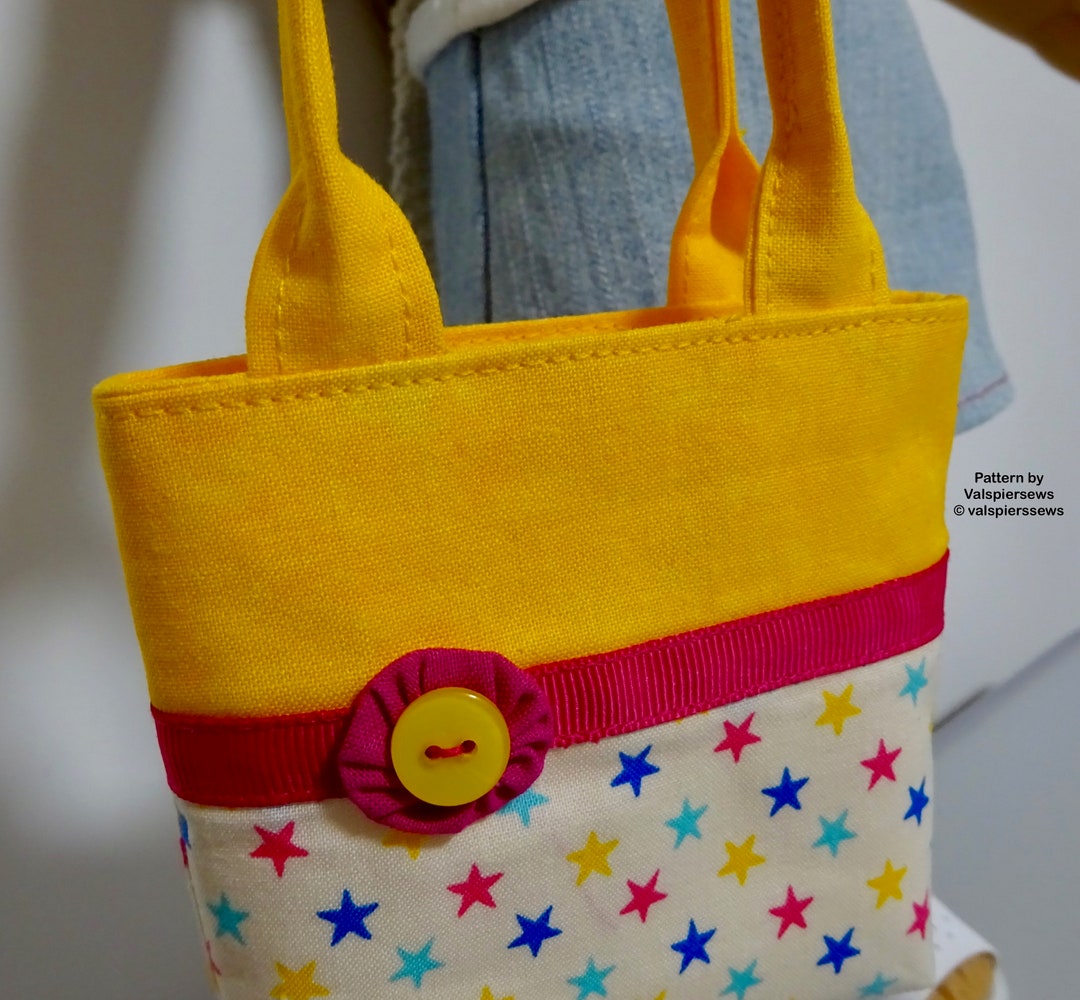 Bag No. 6 Two Piece Doll Tote, Pattern by Valspierssews, Fits Popular ...