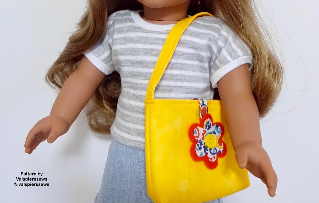 Bag No. 2 Daisy Doll Tote, Pattern by Valspierssews, Fits Popular 18 ...