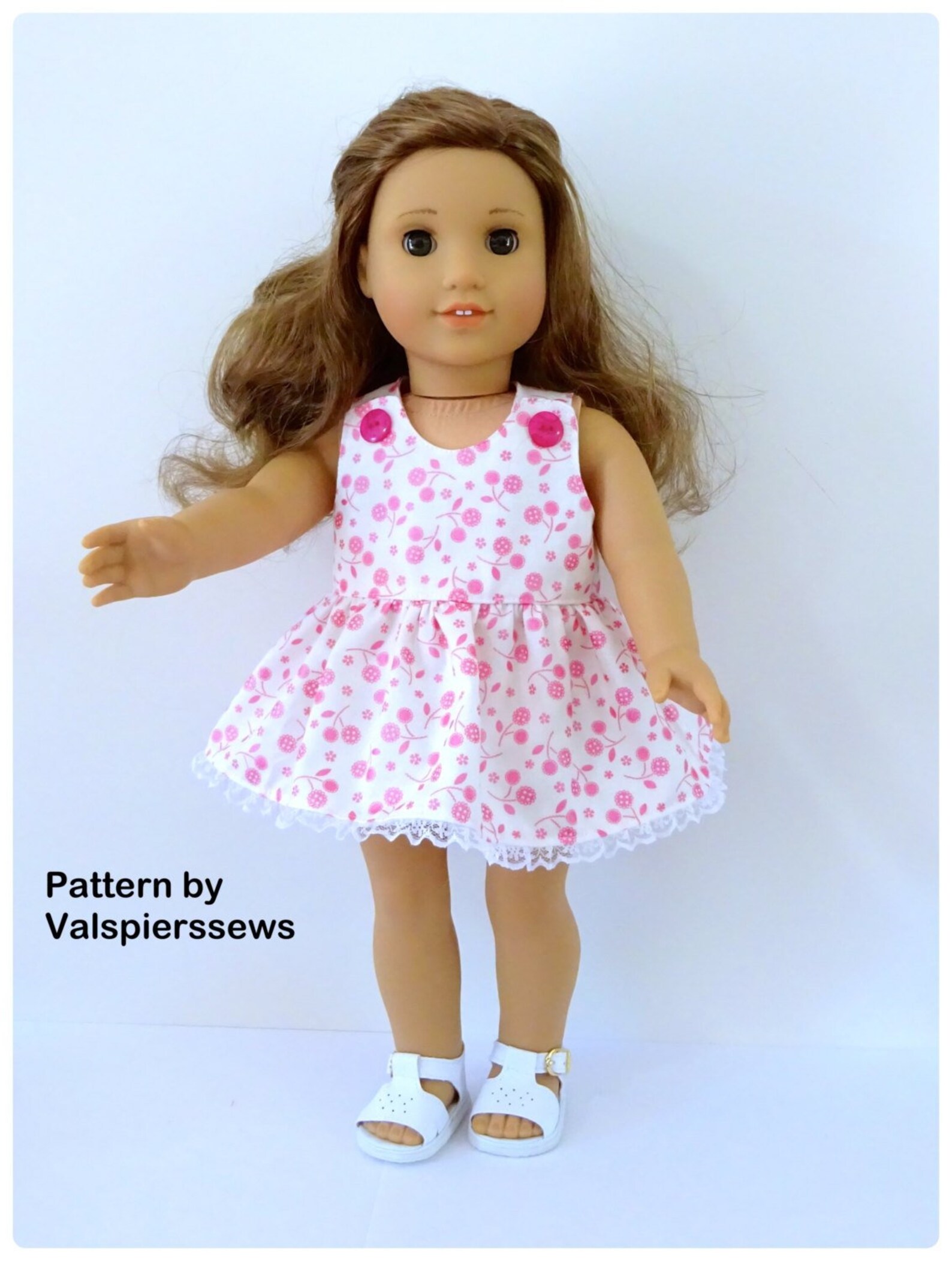 Baby Doll Pinafore, Fits Popular 17 and 18 Dolls, Easy to Sew ...