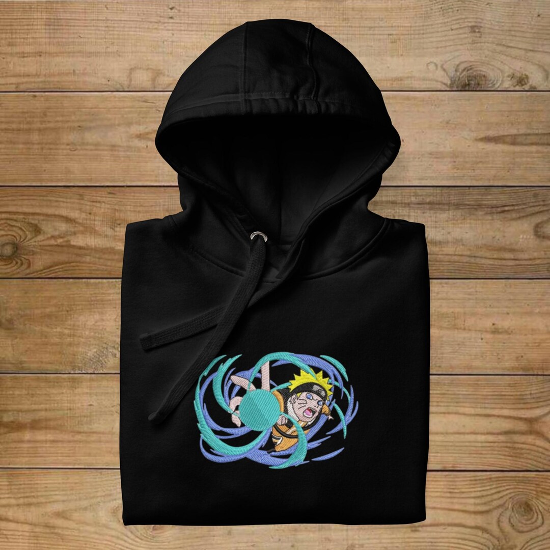 PRINTED NARUTO HOODIE, Naruto Hoodie, Embroidered Hoodie, Anime ...