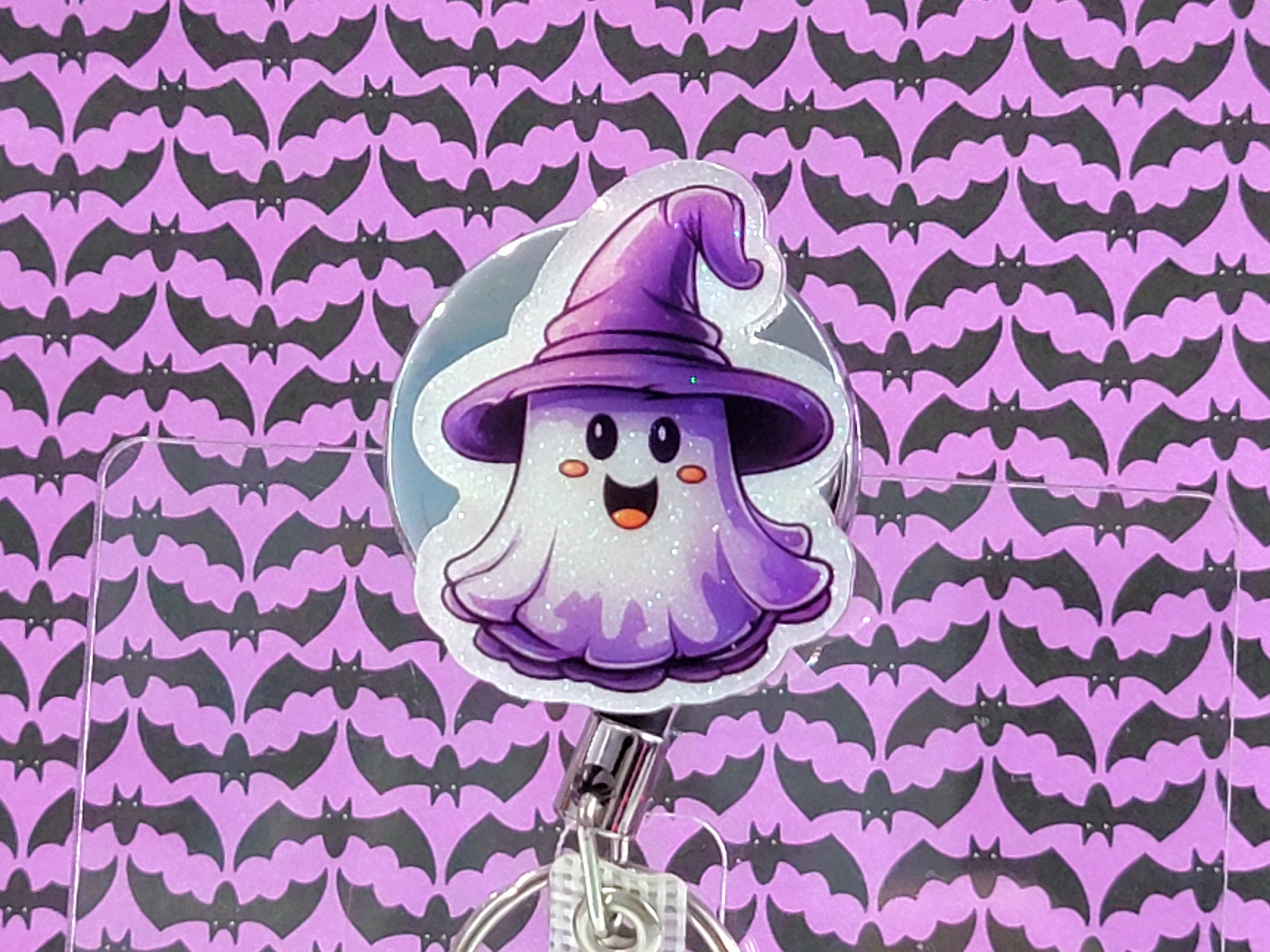 Purple Glitter Ghost