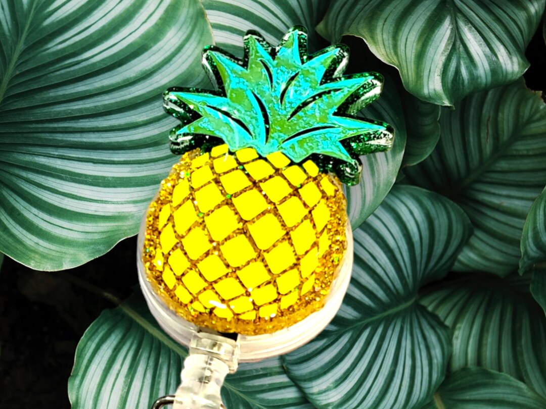 Pineapple Badge Reel. Summer Time Badge Reels. Nursing Id Holders ...