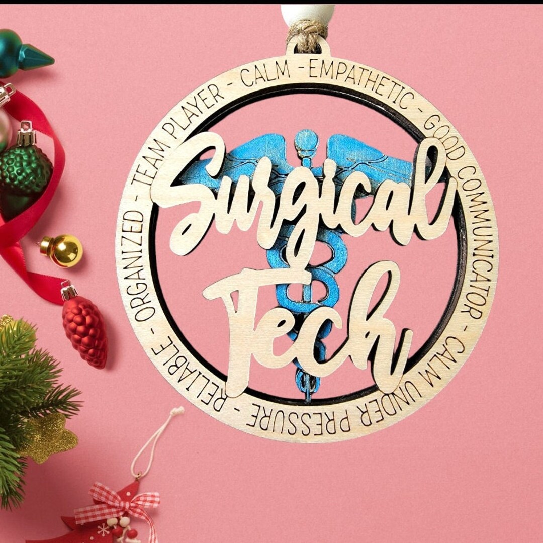 Surgical Tech Ornament Handmade Gifts Secret Santa. Work - Etsy