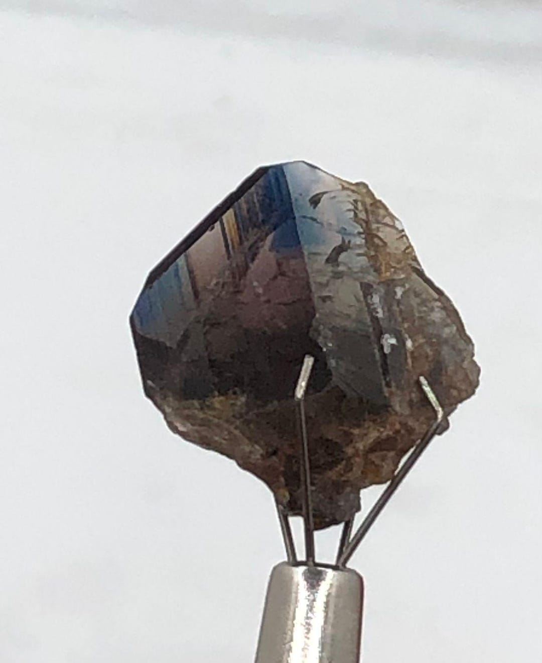Rare Axinite Blue Zoning Crystal, Axinite - Etsy