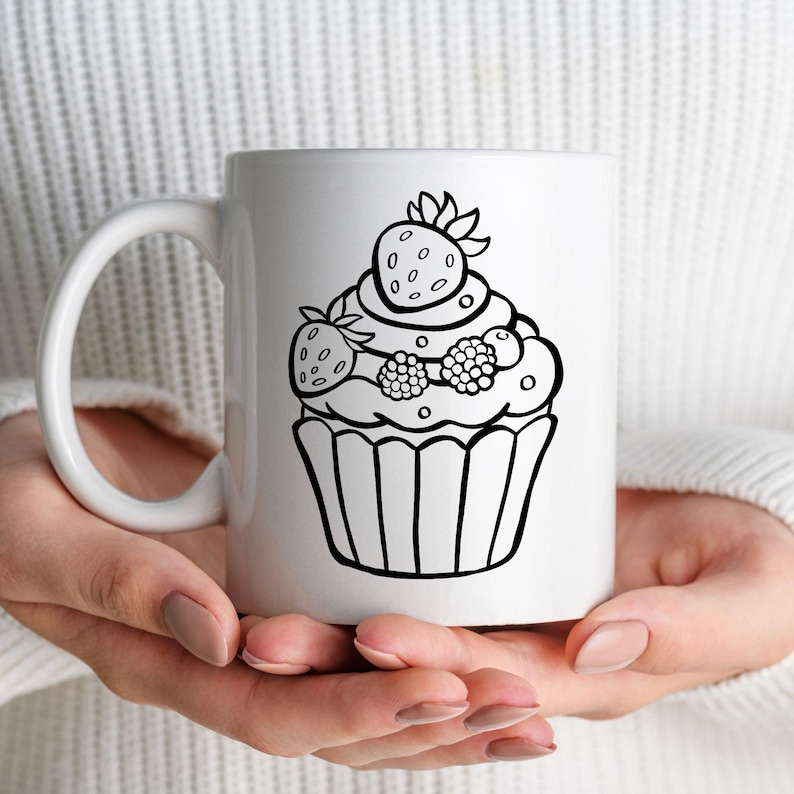 Cupcake SVG Bundle: Sweets Clipart, Birthday,svg Files for Cricut ...