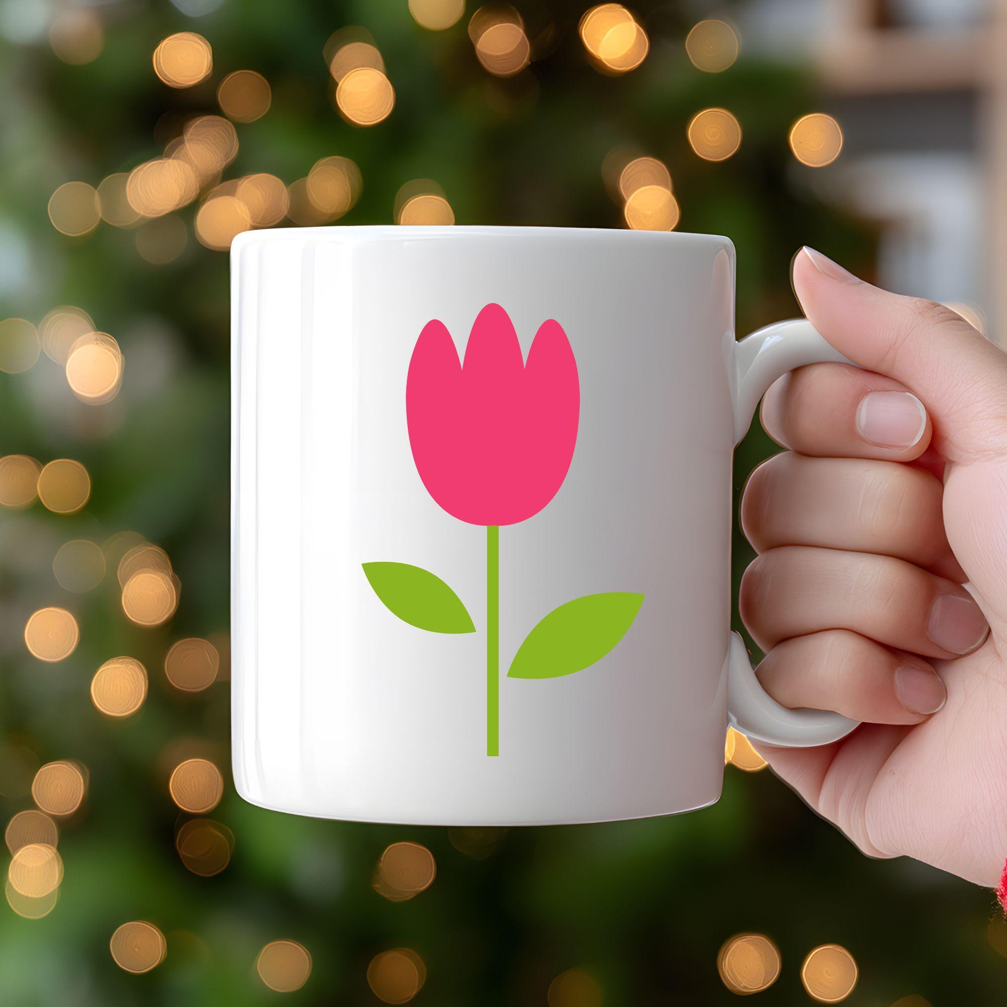Tulip SVG Bundle:spring Flower,floral Clipart,digital Files(instant ...