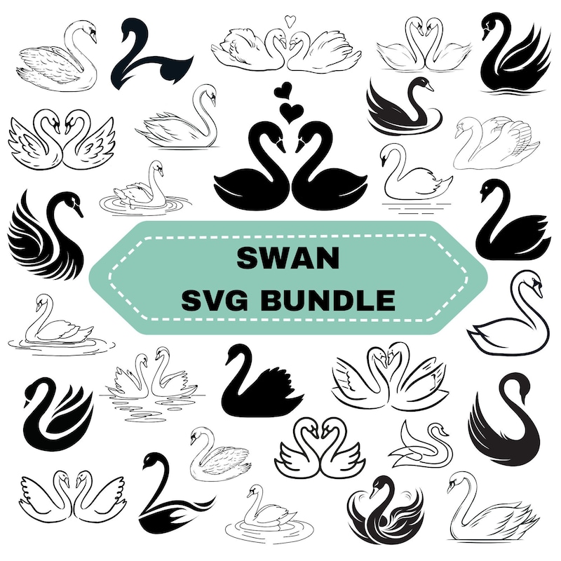 Love Bird Swan - Etsy