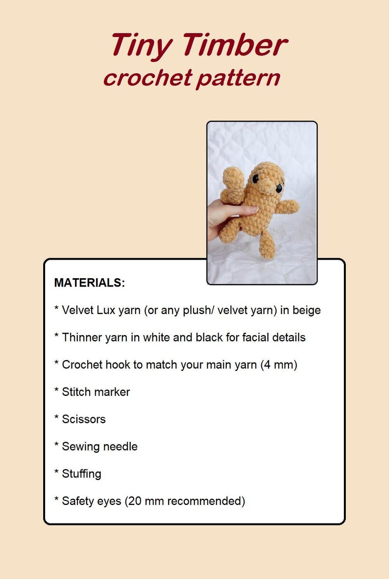 Tung Tung Tung Sahur Italian Brainrot Crochet Pattern, Low Sew ...