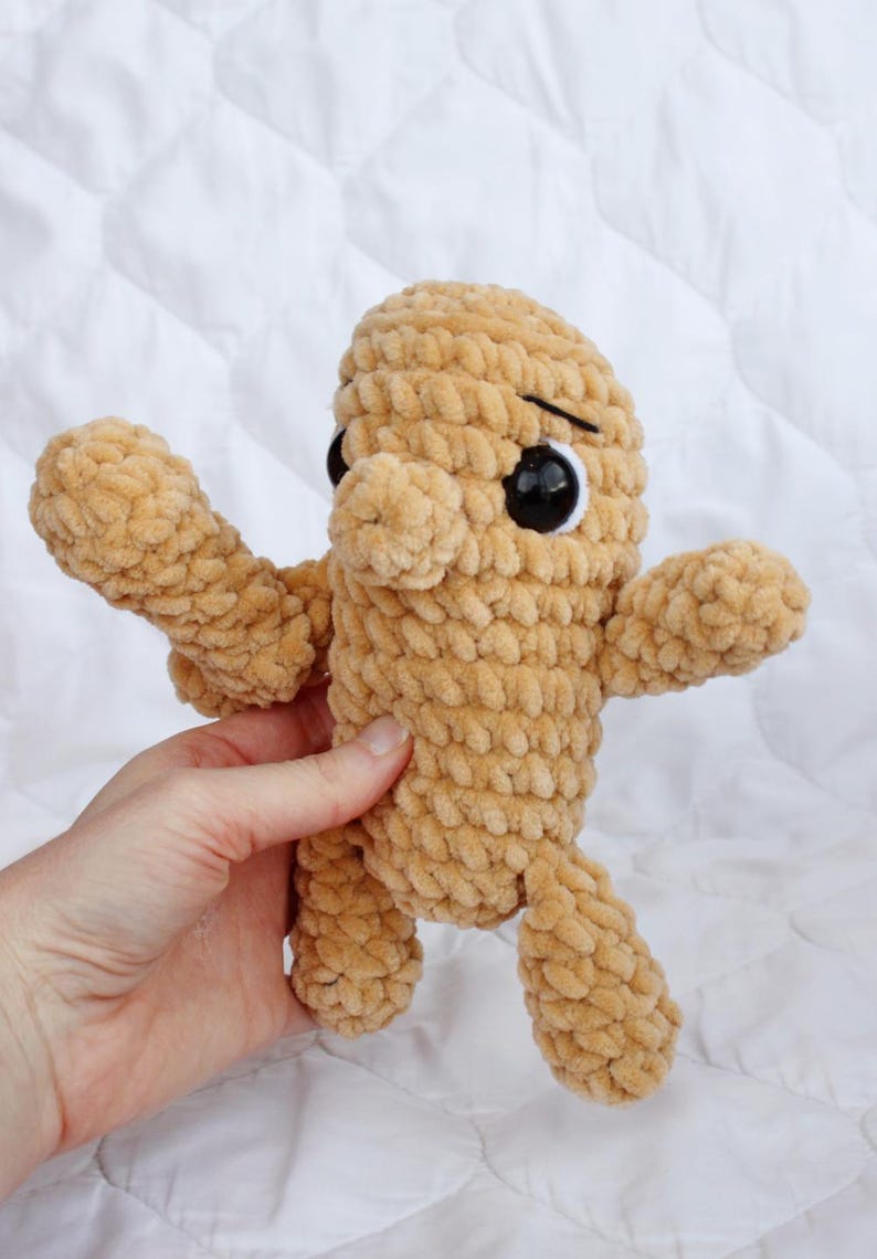 Tung Tung Tung Sahur Italian Brainrot Crochet Pattern, Low Sew ...