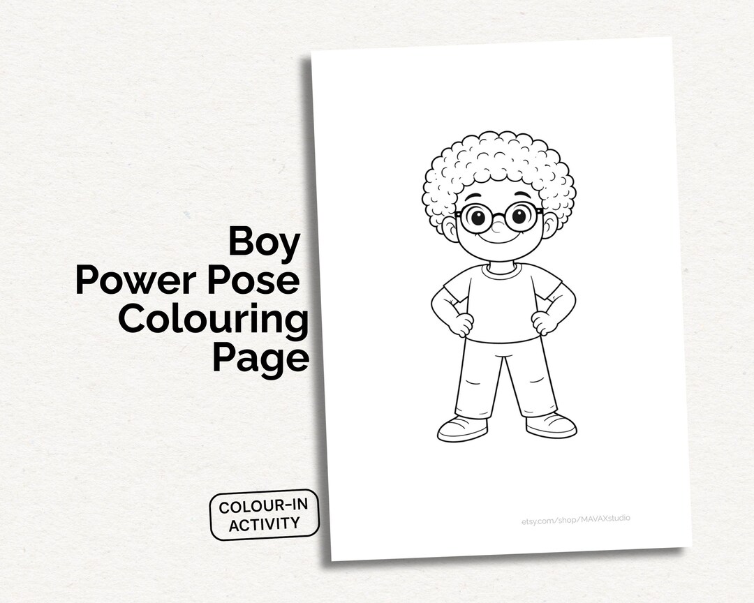 Boys Coloring Page - Empowering Printable | Inclusive Classroom & SEL ...