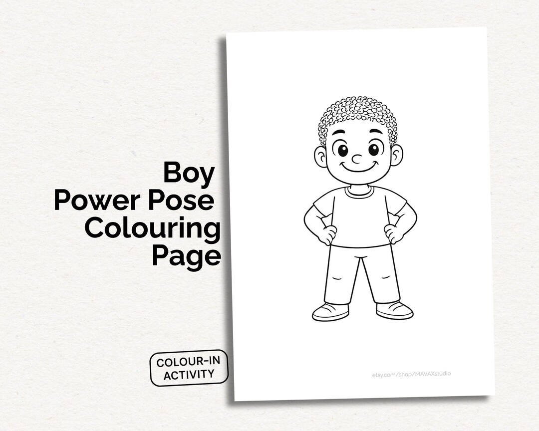 Boys Affirmation Coloring Page | Confidence Printable for Kids ...