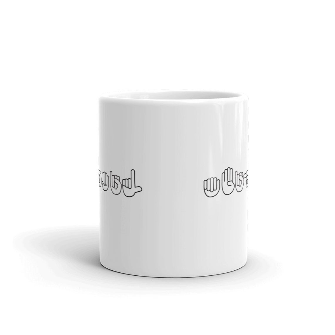 Personalized Sign Language ASL Coffee Tea Mug Choose Size | Etsy