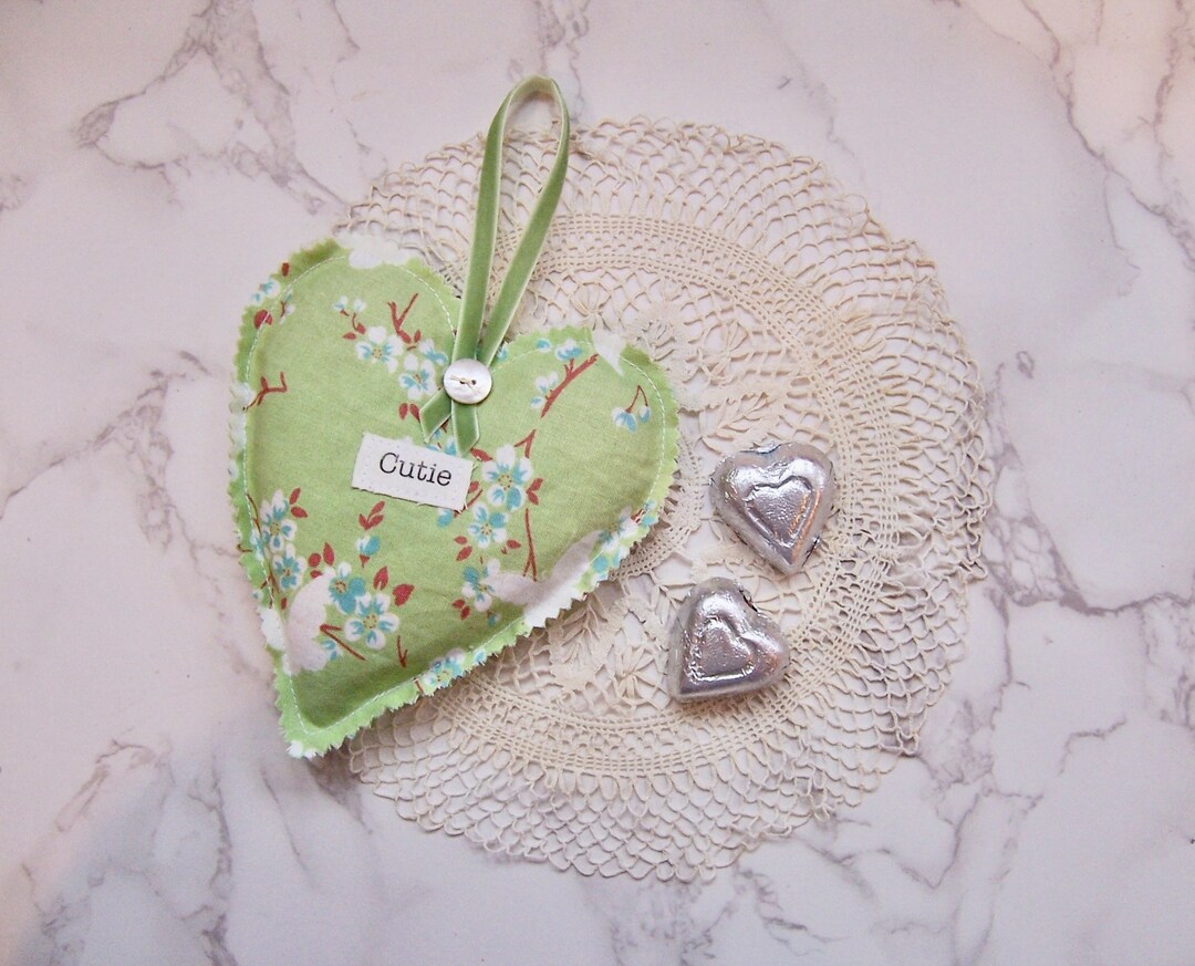 Hanging Heart Lavender Sachet: Country Home Decor - Etsy