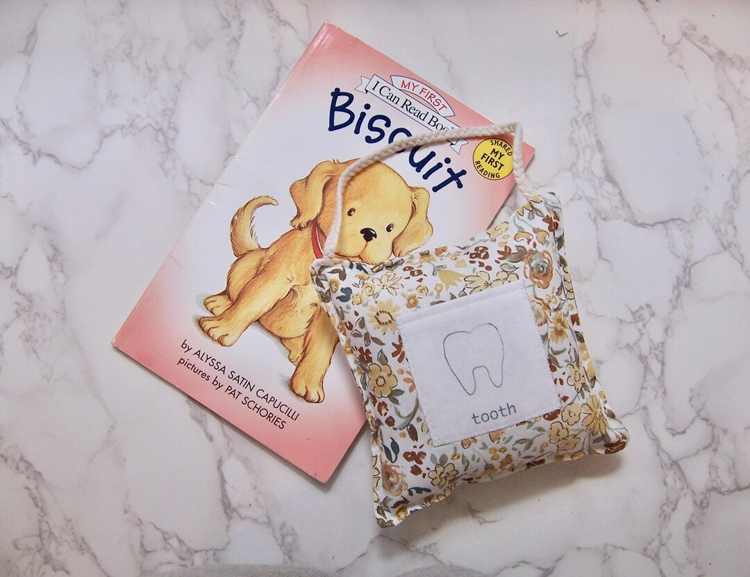 Hanging Tooth Fairy Pillow/ Yellow Tooth Fairy Pillow/ Pillow With ...