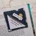 Corner Fabric Bookmark-best Teacher cute Square Book Mark-reader Gift ...