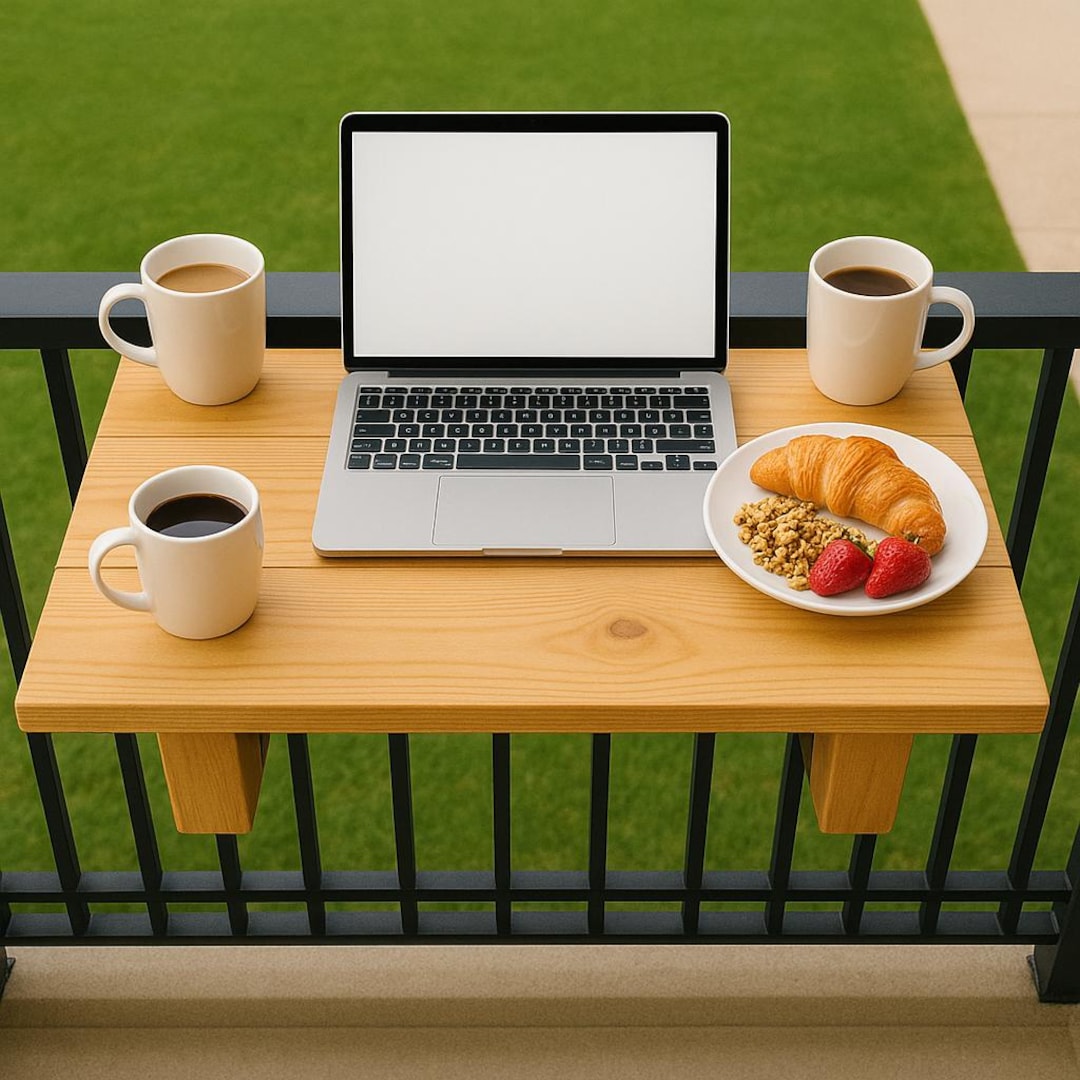 Balcony Railing Bar Table Plan – Easy DIY PDF Guide - Etsy