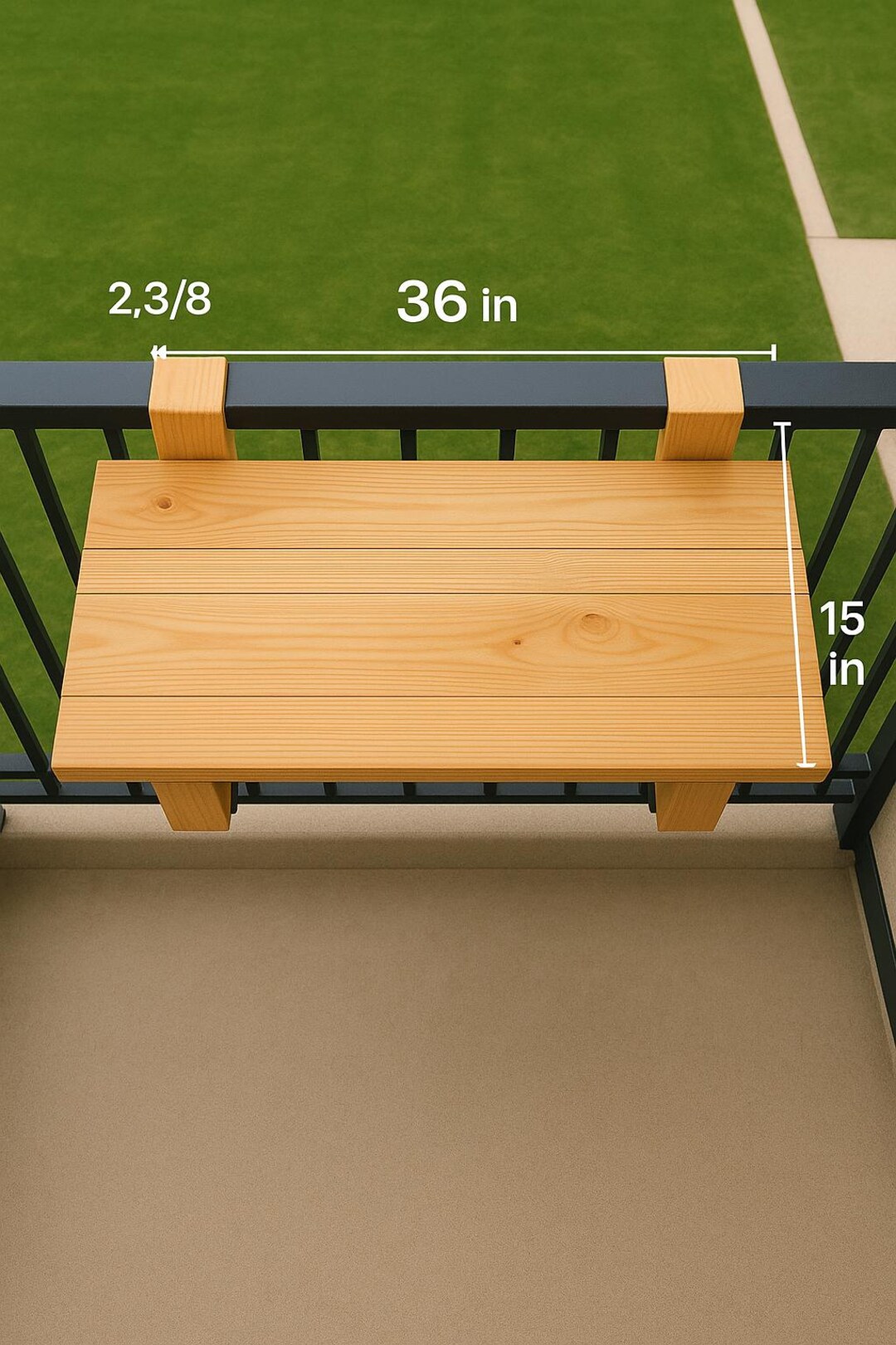 Balcony Railing Bar Table Plan – Easy DIY PDF Guide - Etsy Canada