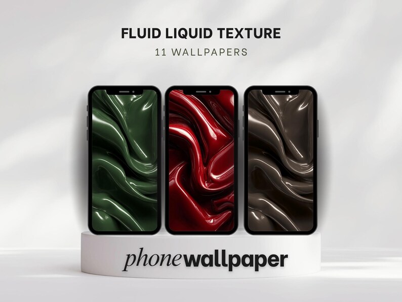 11 Fluid Liquid Texture Phone Wallpaper - Dark Luxury Aesthetic ...