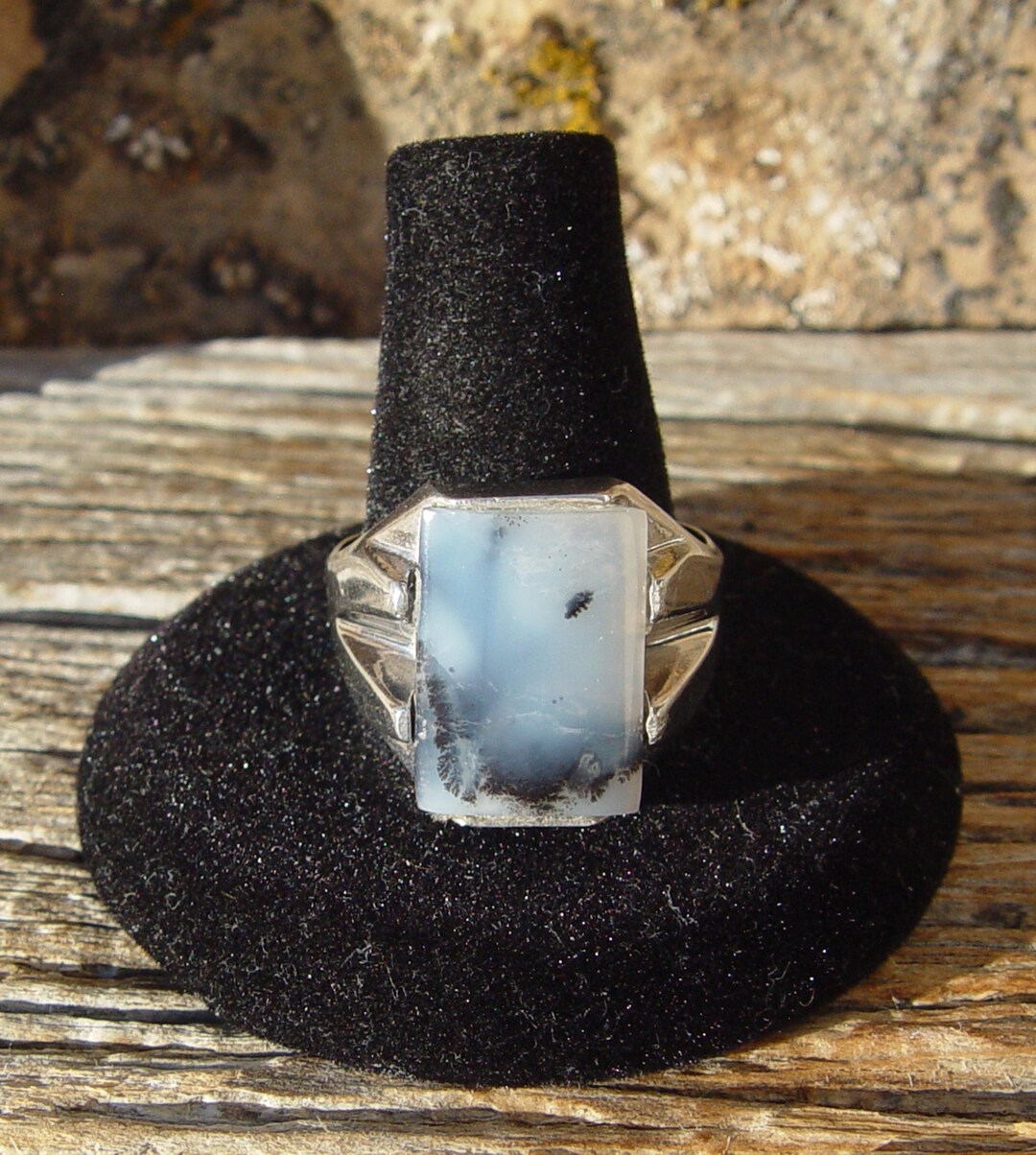 Merlinite in Sterling Silver Gents Ring Size 11 - Etsy