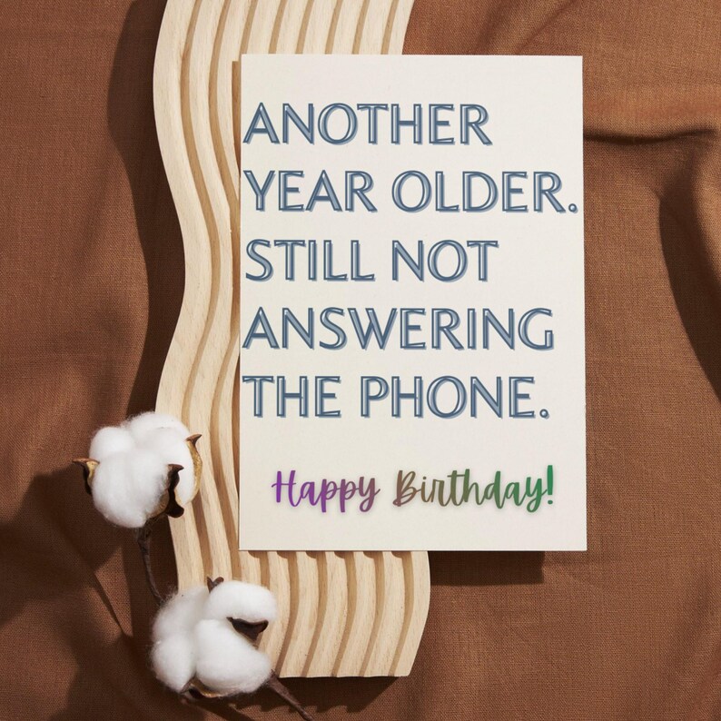 Funny Introvert Birthday Card | Printable Birthday Card | Digital Card ...